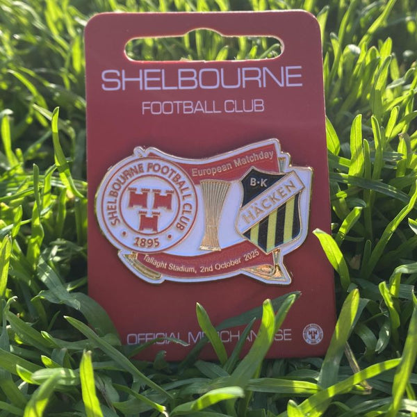 Shelbourne x BK Hacken Pin Badge